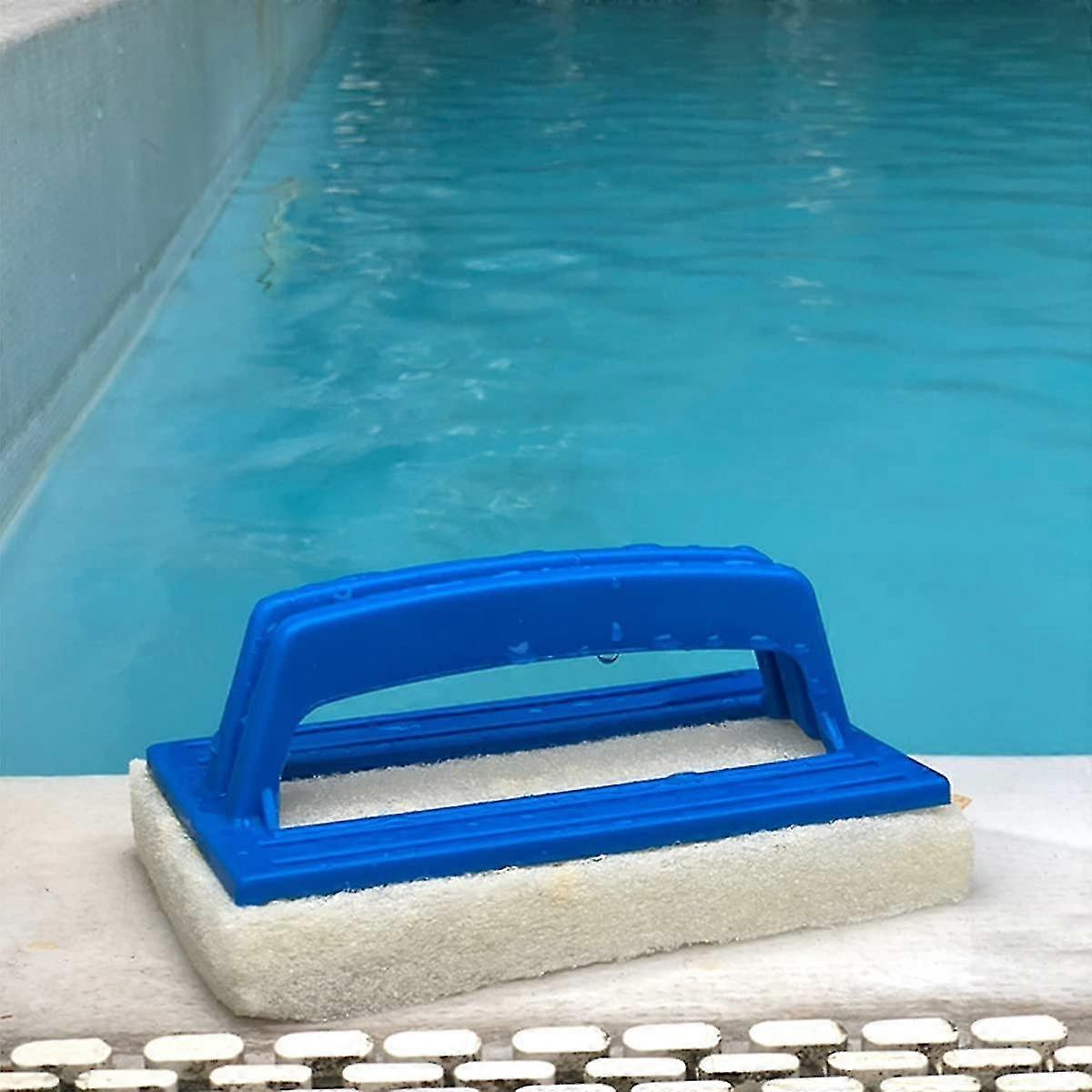 Water Line Sponge Brush, Regerly 3 Pieces Plastic Swimming Pool Brush ...