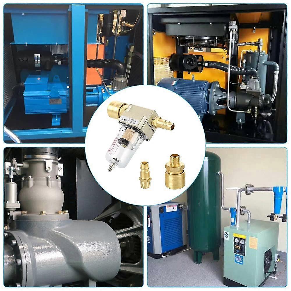 Compressed Air Filter, Compressed Air Water Separator 1/4, Water ...