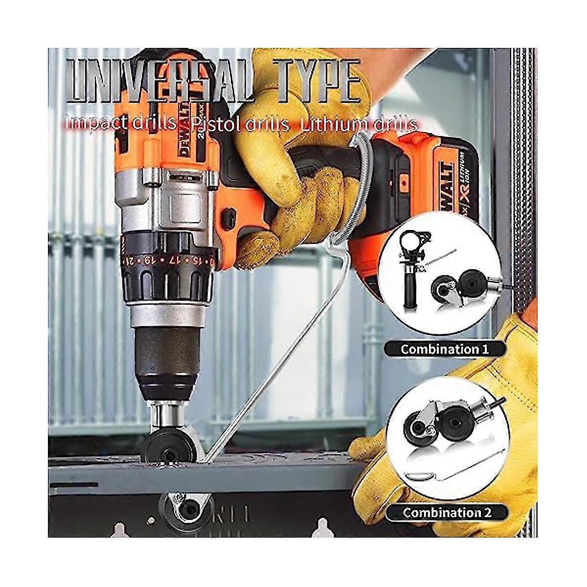 Electric Drill Plate Cutter Metal Cutter - Double Headed Plate Cutter ...