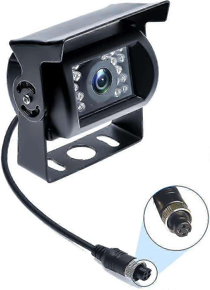 Rear View Camera 4 Pin Connector 12v 24v Waterproof Night Vision Camera ...