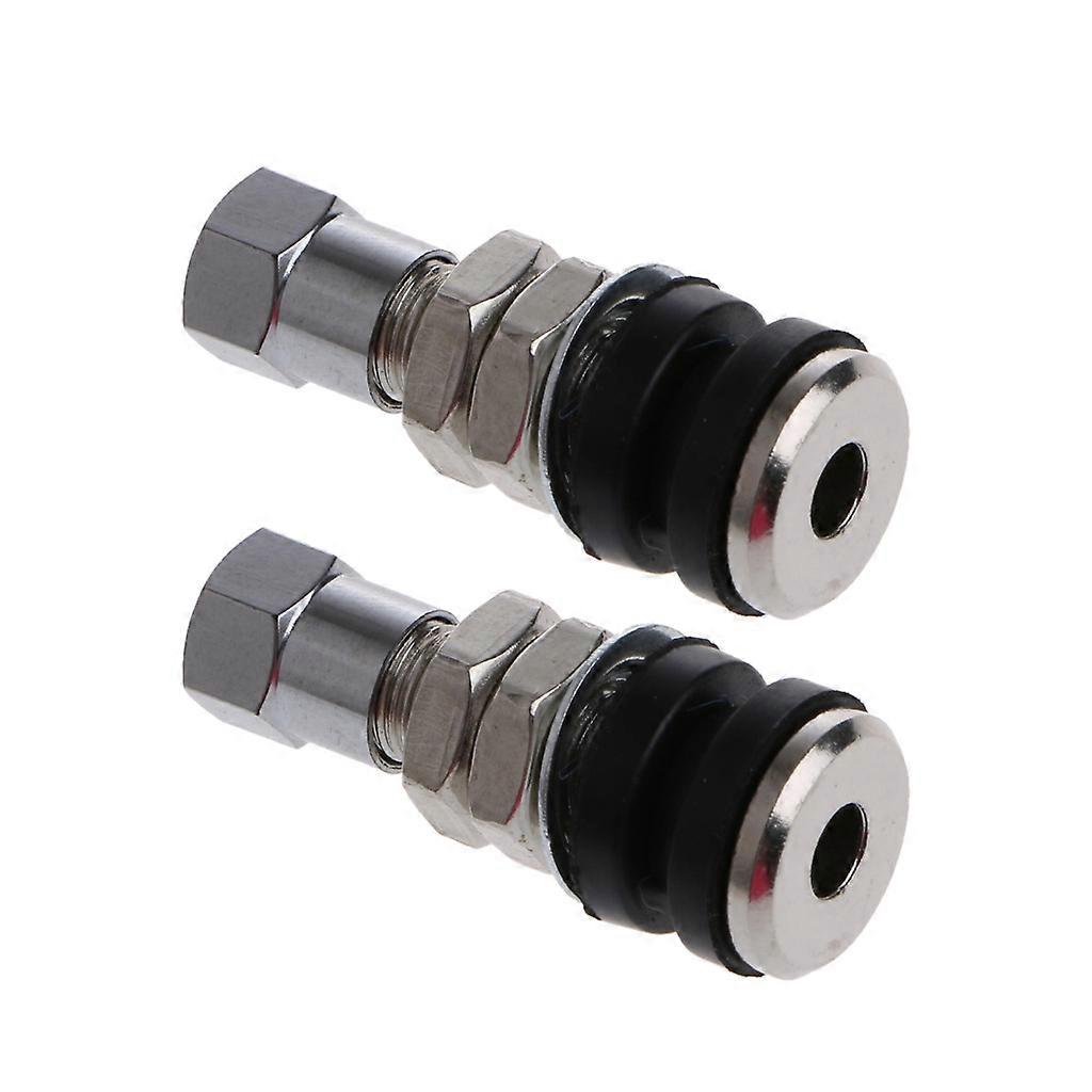 2Pcs Tyre Tubeless Tire Valve Stem Nozzle for Motorcycle Car Bike ATV ...