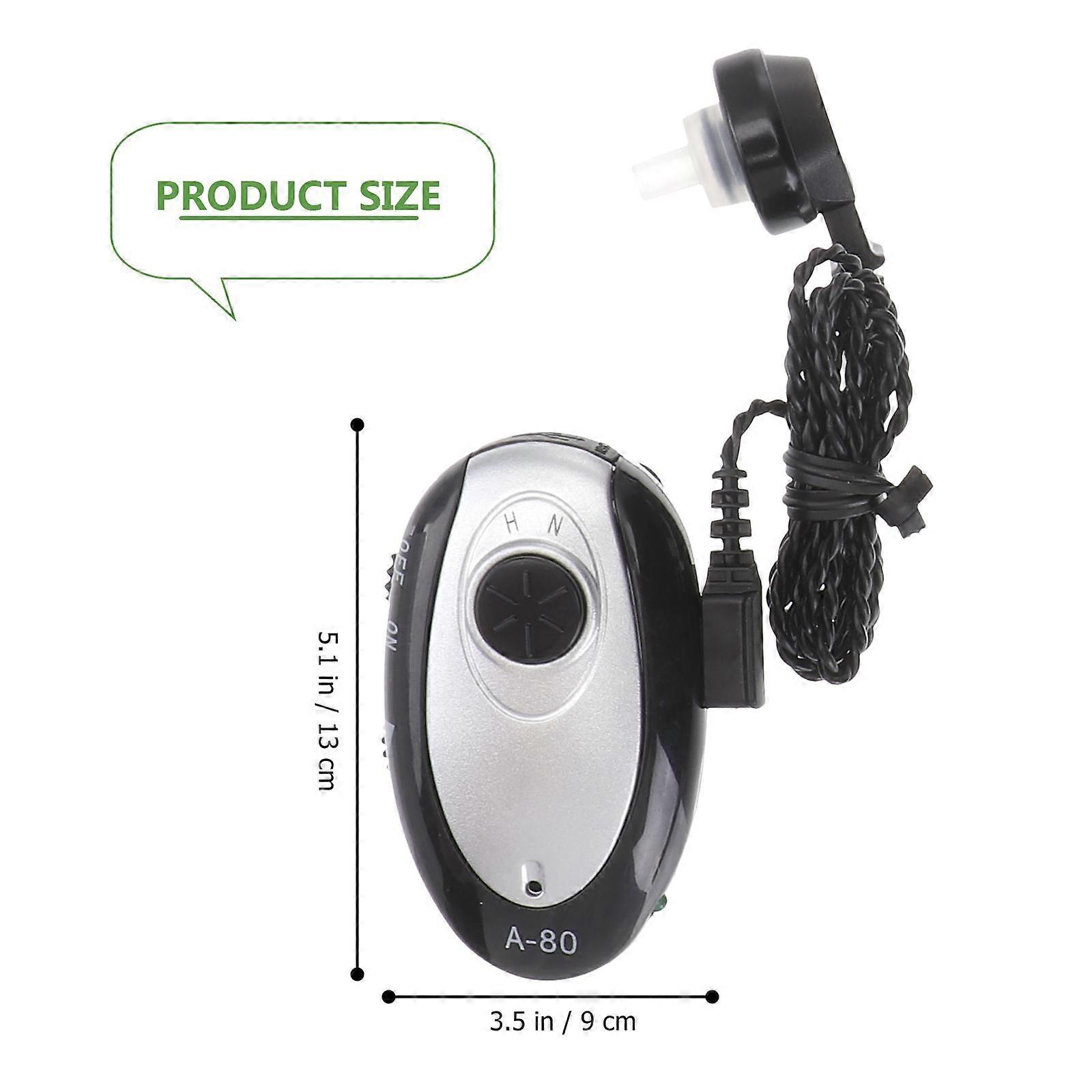 A-80 Pocket Sound Amplifier Adjustable Volume Control Hearing Amplifier ...