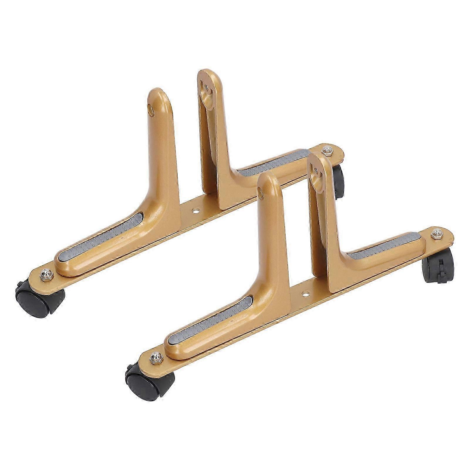 2 Set Room Divider Screen Holder Width Adjustable Movable Aluminum ...