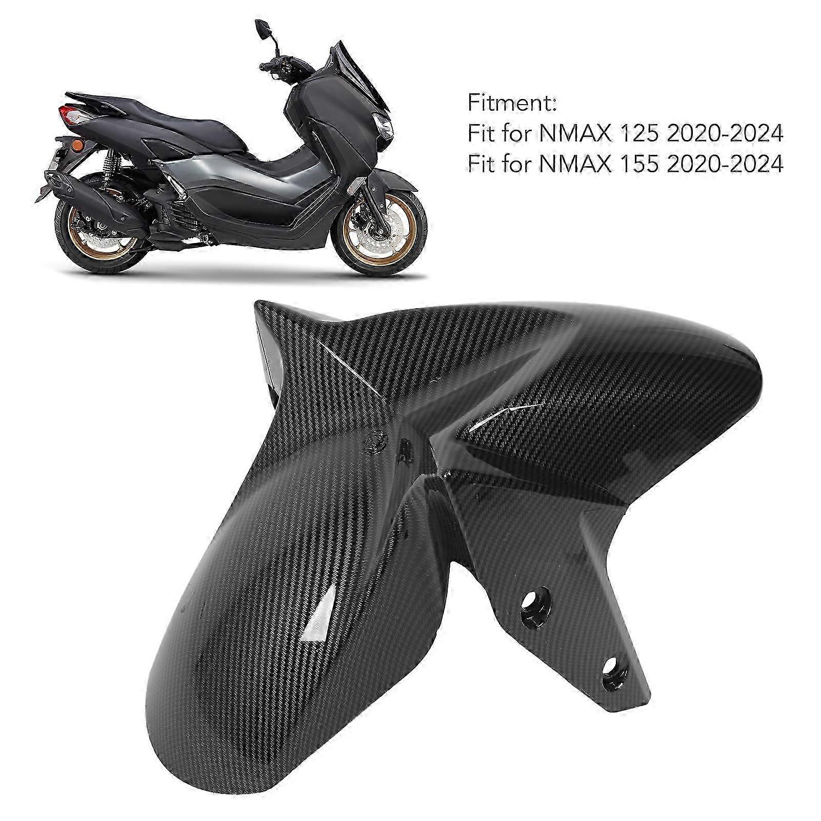 Carbon Fiber Motorcycle Front Mudguard Splash Guard for Yamaha NMAX 125 ...
