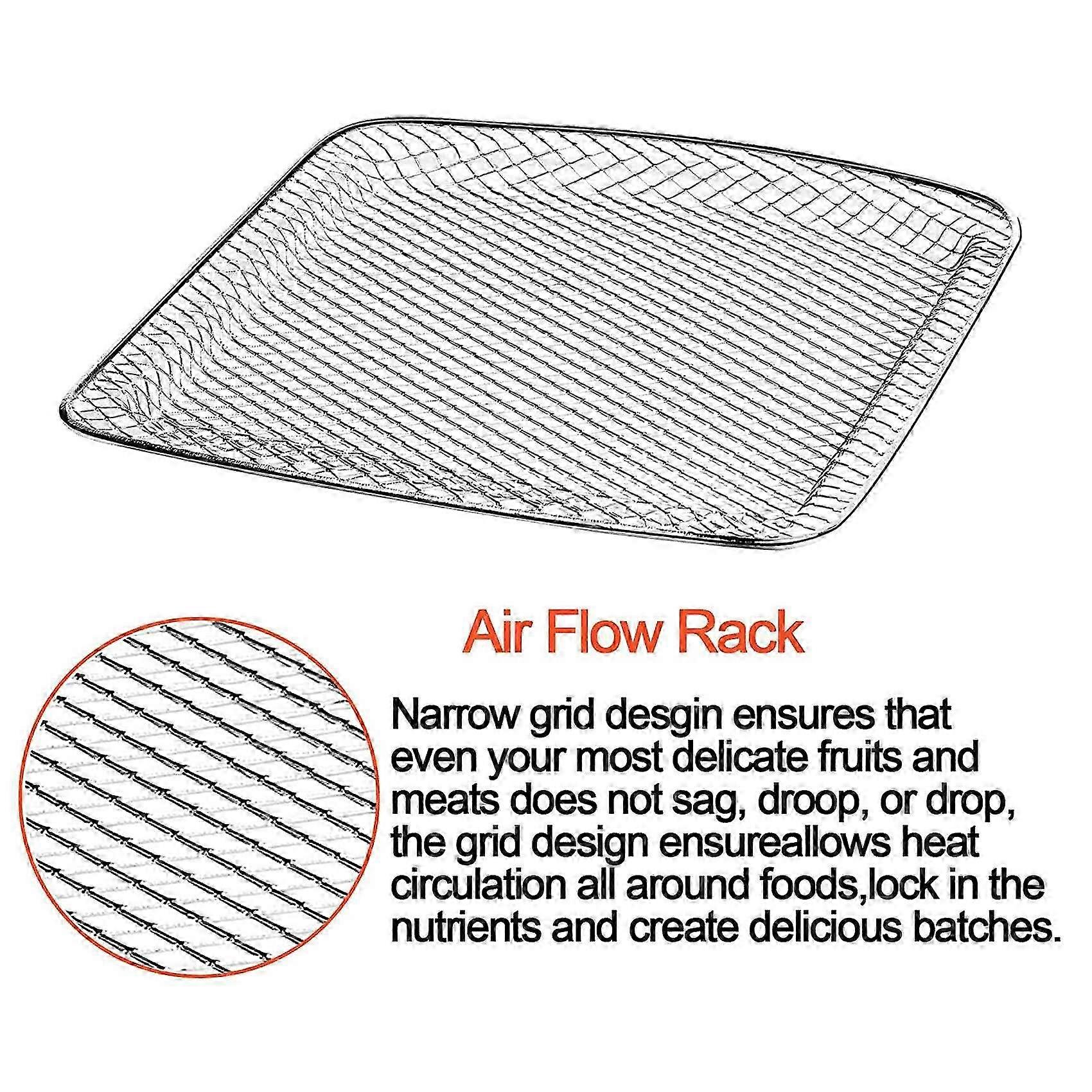 Air Fryer Accessories for 6QT & Oven - Dehydrator Racks, Fruit Trays ...