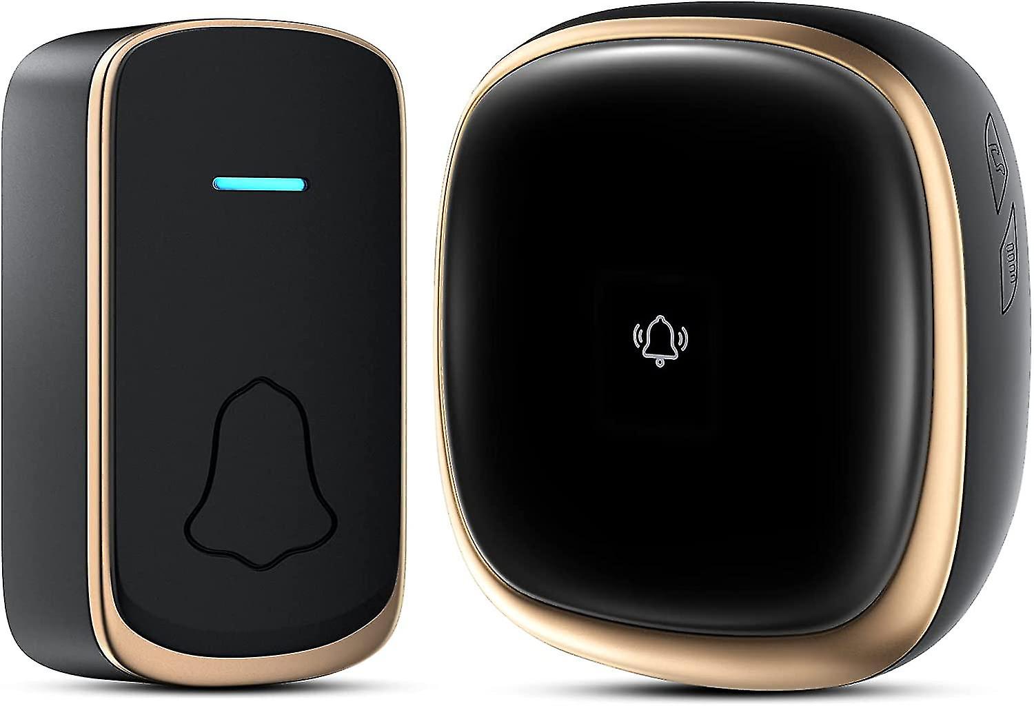 Wireless Doorbell Waterproof Door Bells Battery Operated Wireless ...