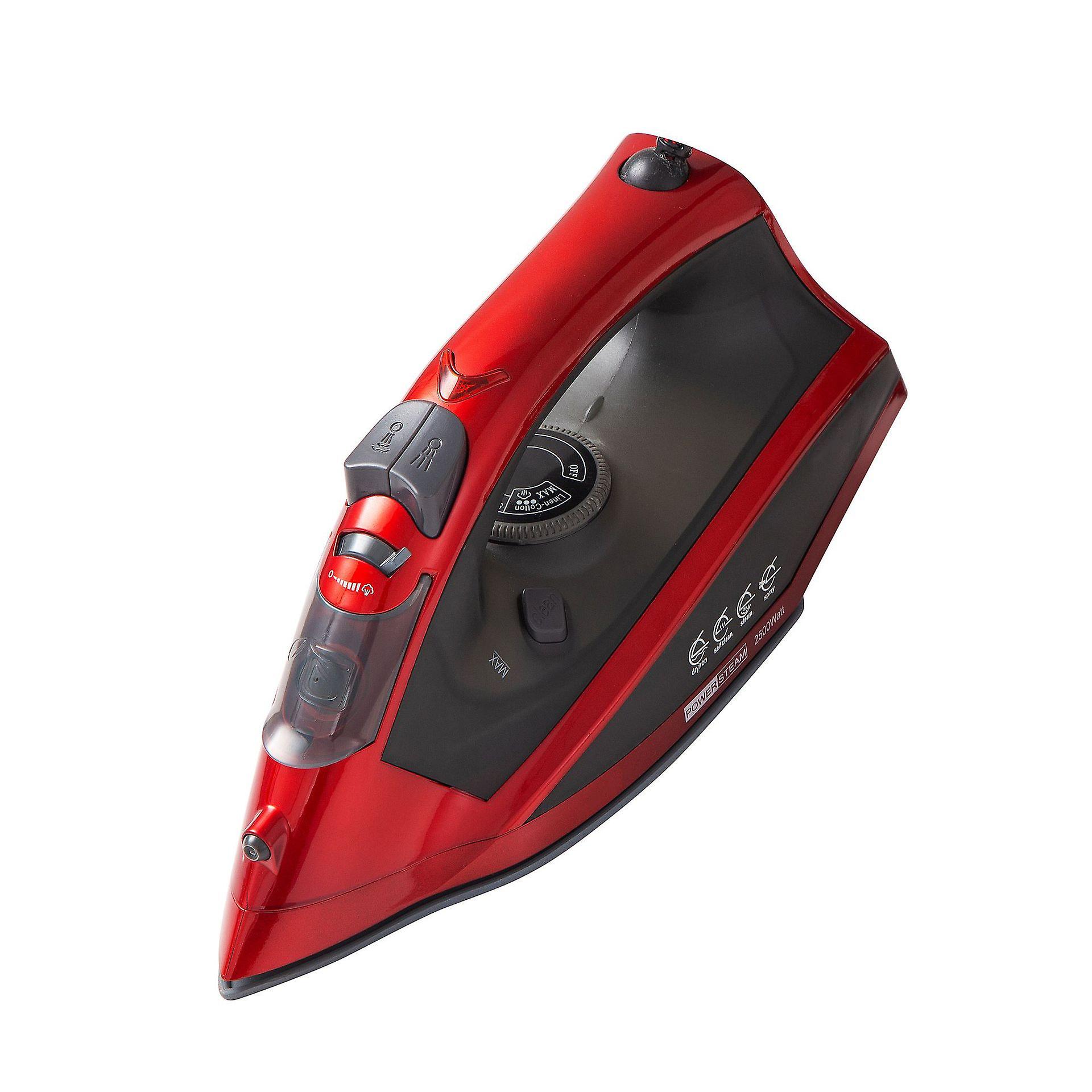Iron, Simple Move Cordless Steam Iron 2500W, Red | Fruugo UK