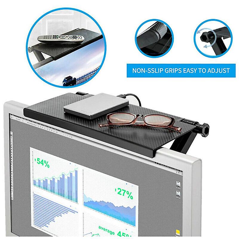 Adjustable Screen Shelf Top Shelf for Foldable Monitor TV Monitor Shelf ...