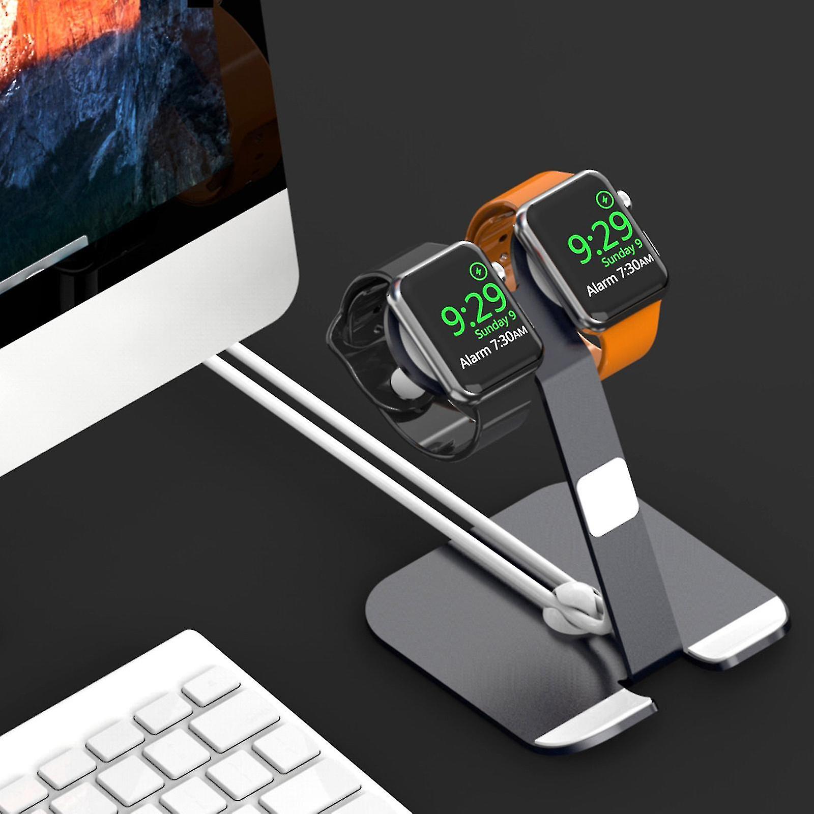 Dual Smart Watch Charging Wire Base Charger Stand For Apple-watch 1/2/3 ...