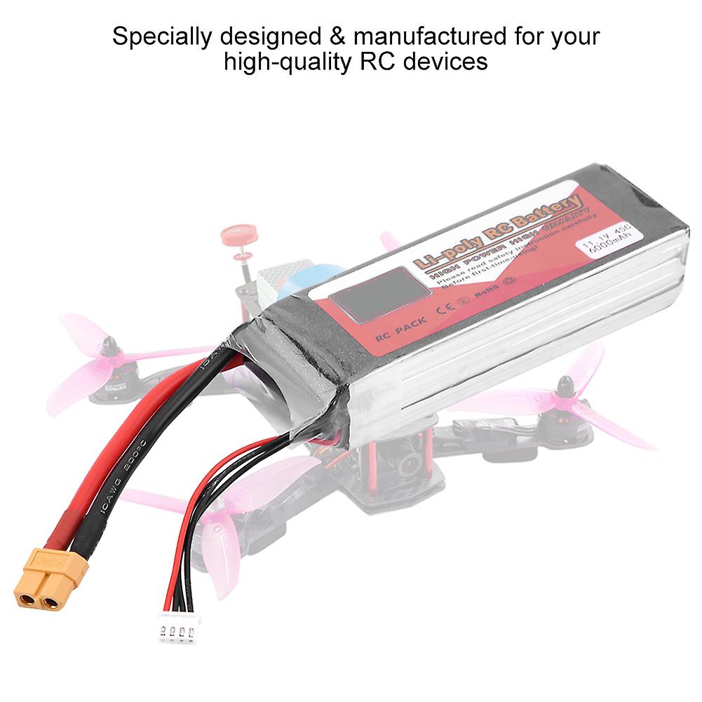 Zop Power 3s 11.1v 5000mah 60c Rechargeable Lipo Battery With Xt60 Plug 5000mah 60c | Fruugo UK