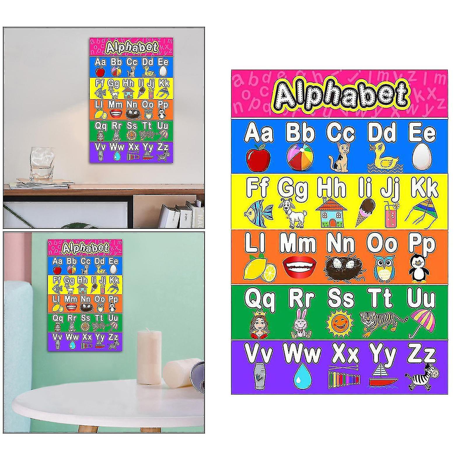 Engaging Educational Posters For Preschool Kids, Classroom Learning ...