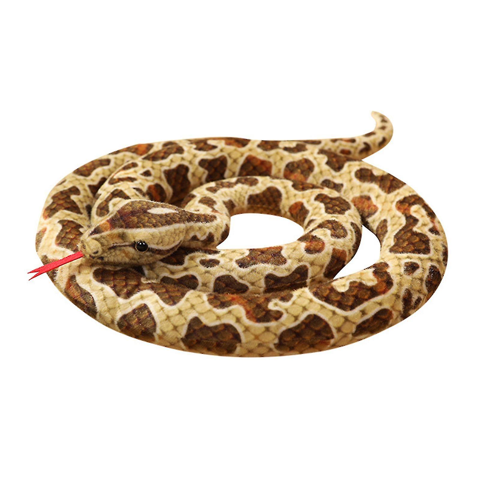 Giant Boa Constrictor Plush Snake Toy 80 Inch Realistic Stuffed Animal ...