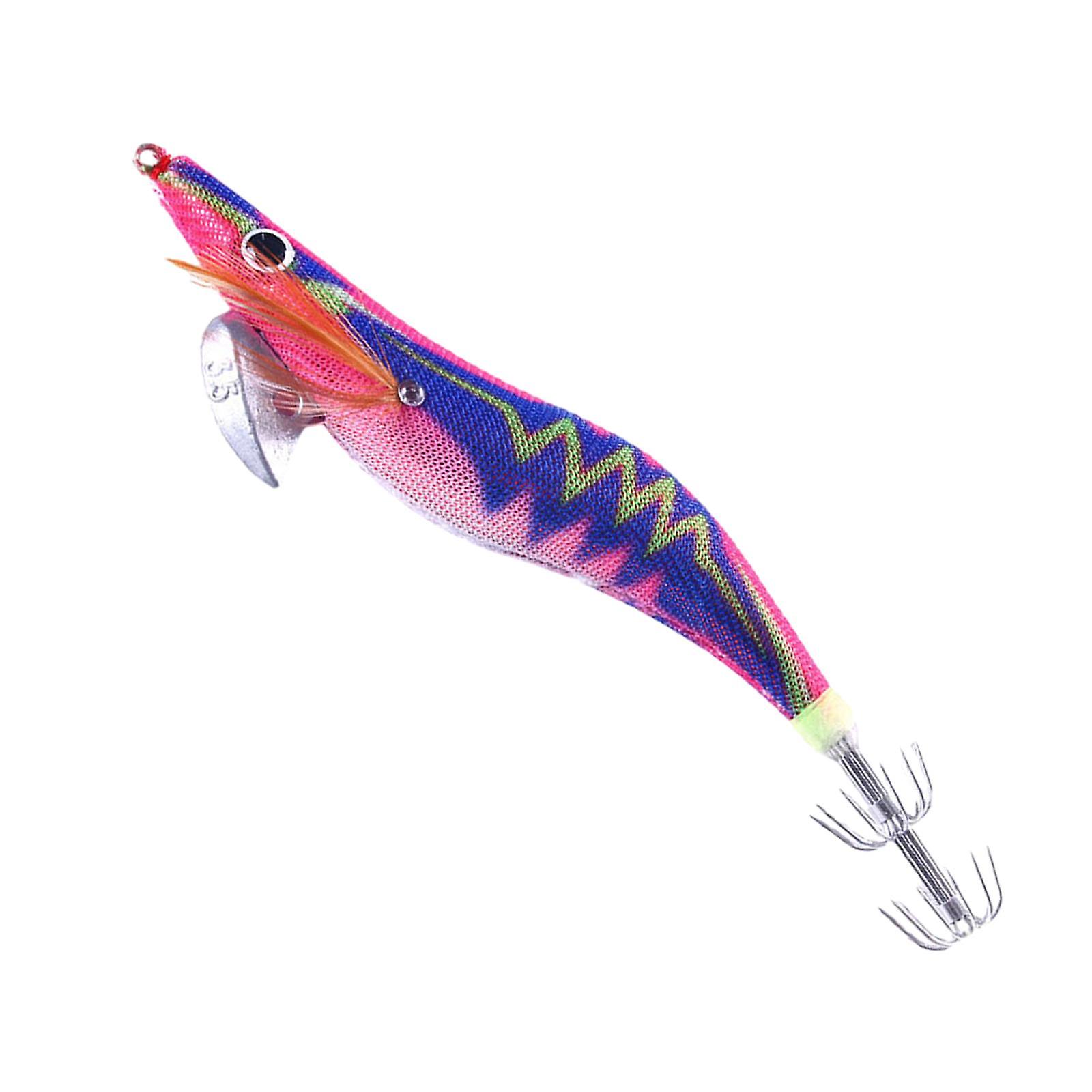 Luminous Squid Jig Hooks 14cm Artificial Squid Jig Lures Durable Squid ...