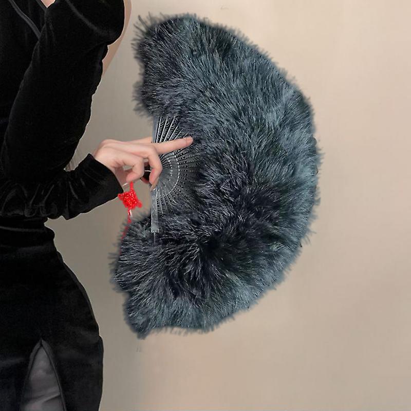 Champagne Fan with Tassels Pendant Luxurious Hollow Carved Gorgeous ...