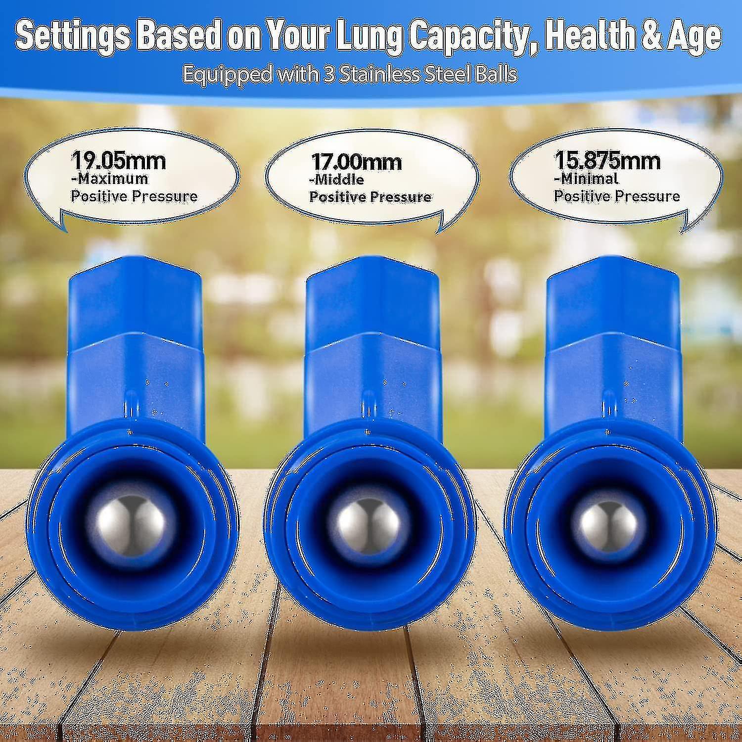Lung Flute Breathing Vibration Expectorator Phlegm-inducing Device ...