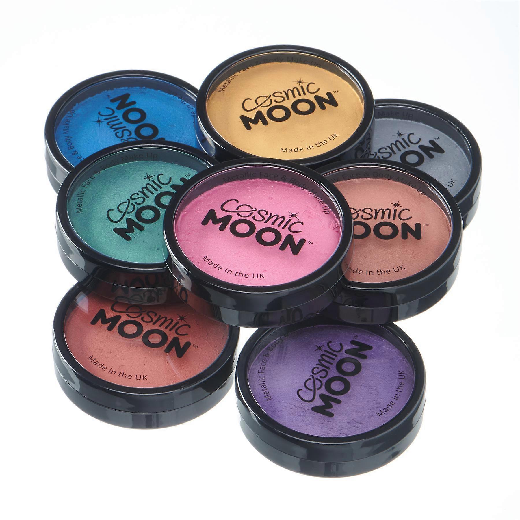 Cosmic Moon - Pots à gâteaux Metallic Pro Face Paint - Set de 8 | Fruugo FR