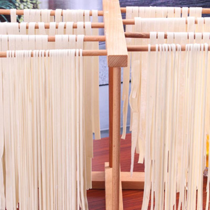 Collapsible Wooden Pasta Drying Rack Beechwood Spaghetti Drying Stand ...