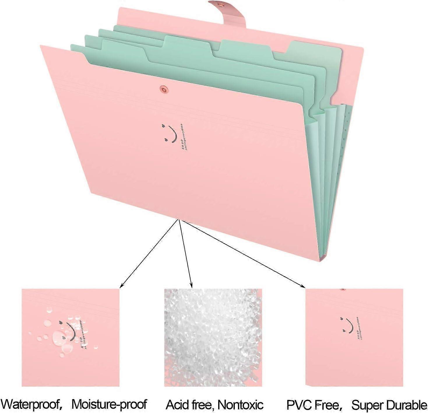 Plastic Expanding File Folder Pocket A4 Letter Size Accordion Folder ...