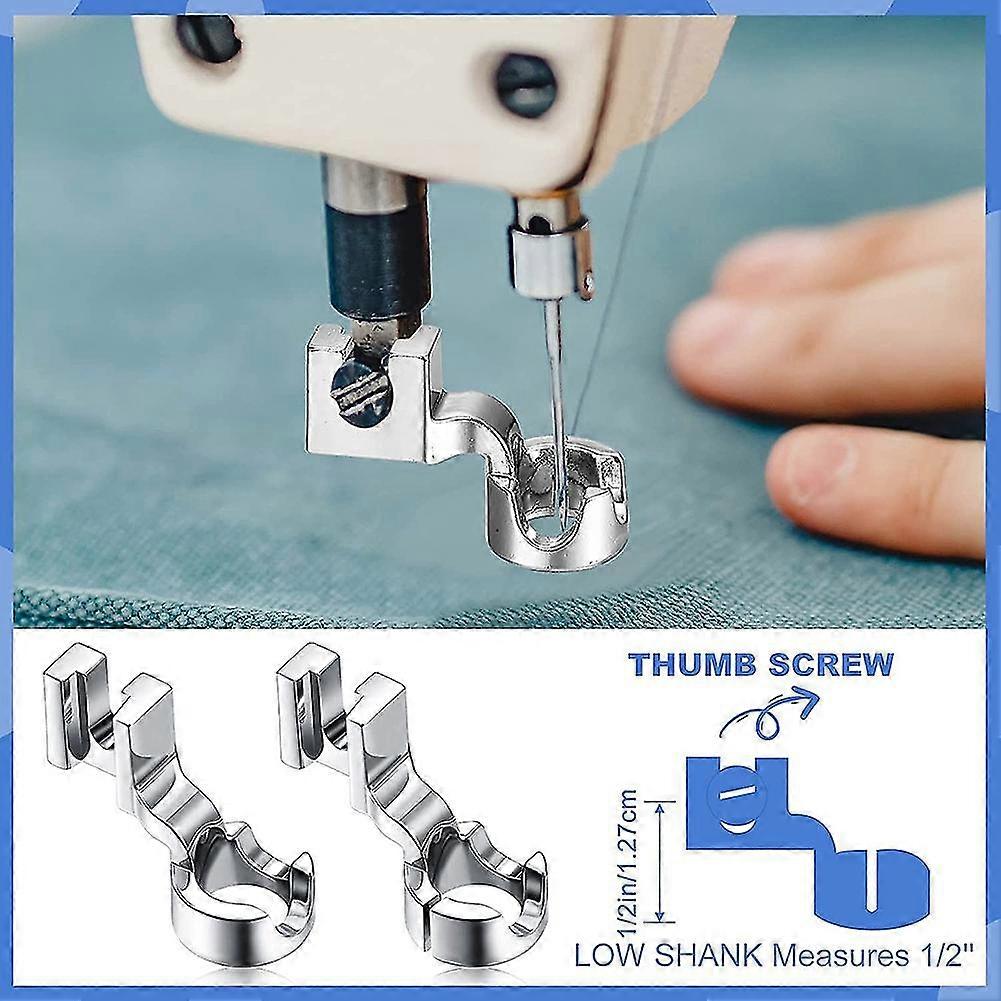 2 Pieces Low Shank Ruler Foot for Freemotion Quilting 1/4 Inch Thick ...