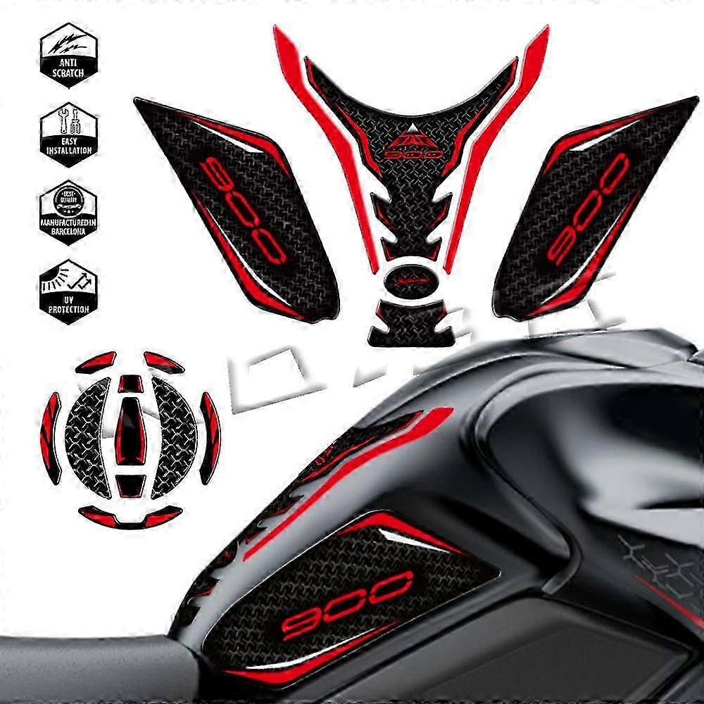 For Kawasaki Z900 z 900 2017-2024 3M Motorcycle Fuel Tank Pad Sticker ...