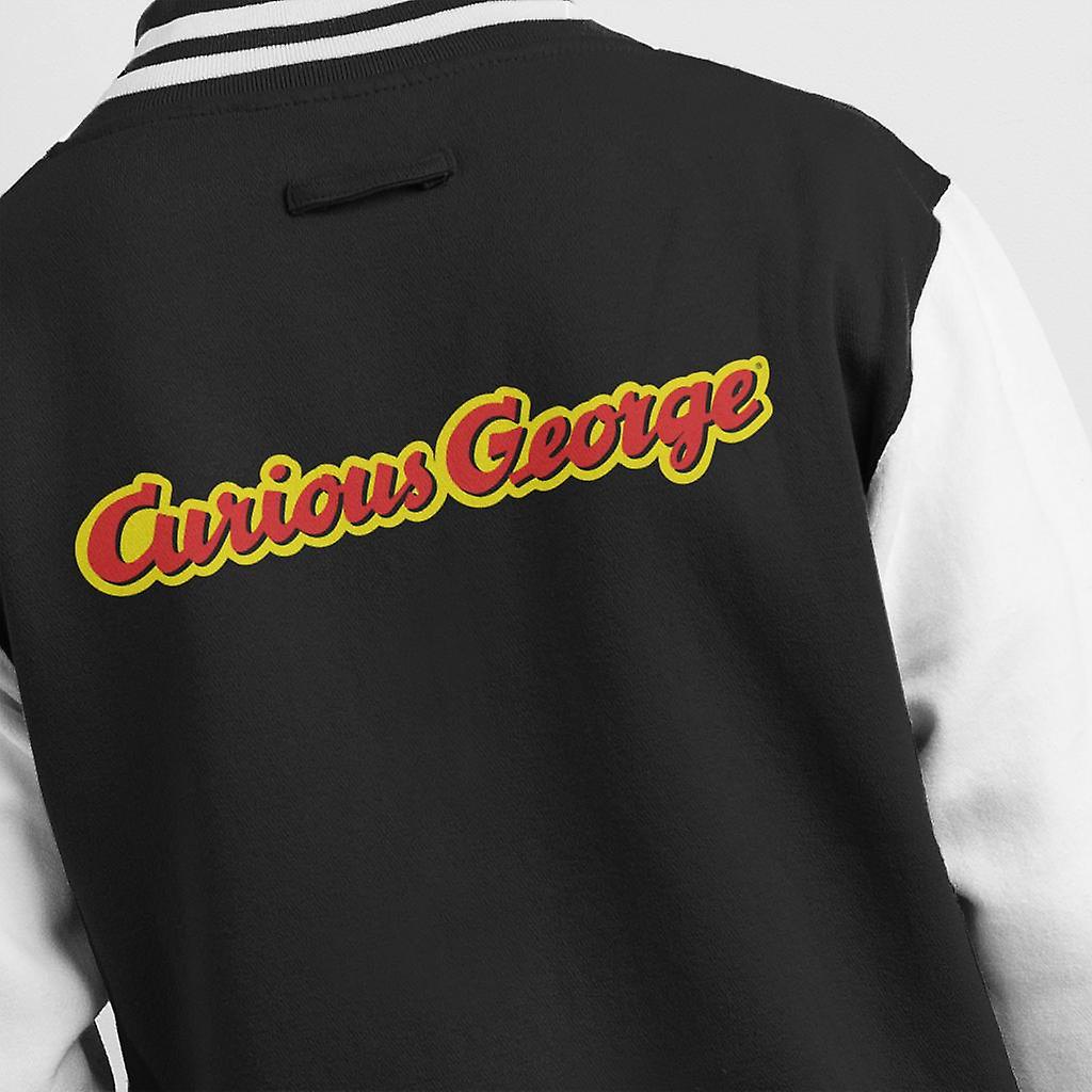 Curious George Classic Logo Men's Varsity Jacket | Fruugo US