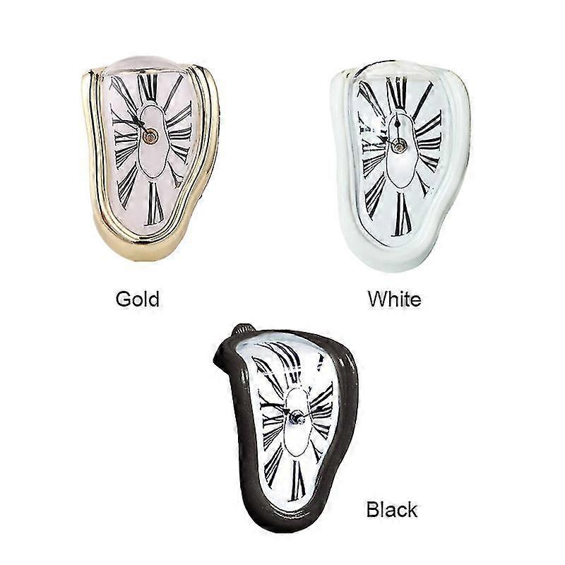 Surreal Distorted Clock 175*115*145mm Silent Scanning Melting Watch ...
