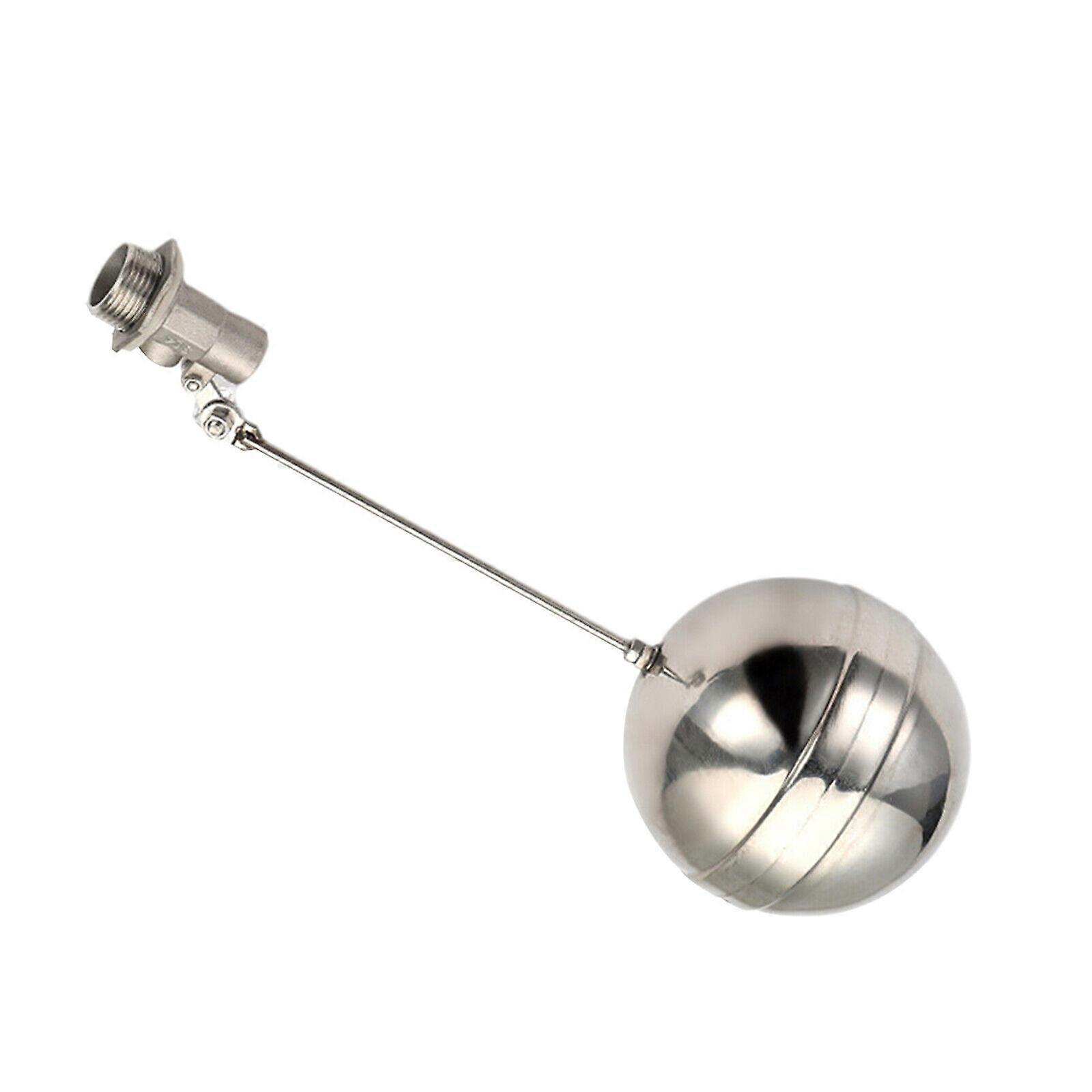 DN15 1/2" Stainless Steel Water Ball Float Ball Adjustable Float Valve ...
