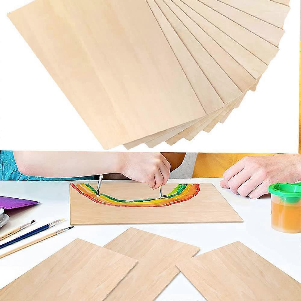 11pcs 200x100x1.5mm Balsa Wood Sheets Unfinished Basswood Sheet Balsa ...