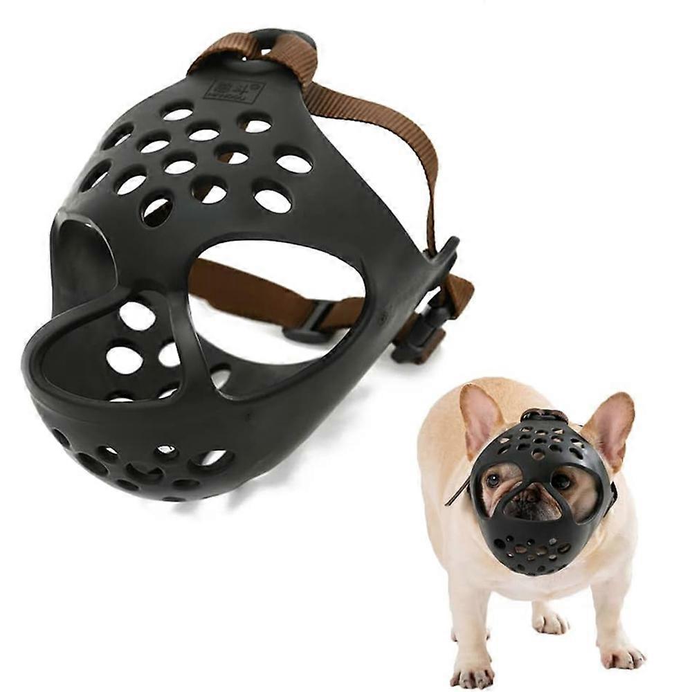 Short Snout Dog Breathable Muzzle for Biting Chewing Licking and ...
