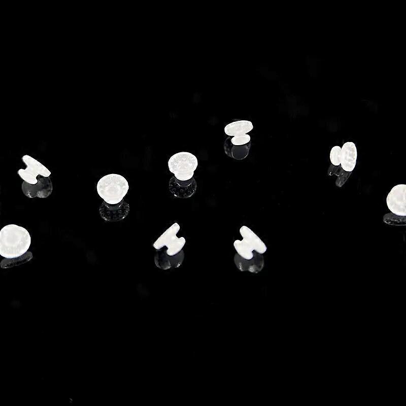 50Pcs Composite Orthodontic Buttons Metal Round /Rect Dental Direct ...