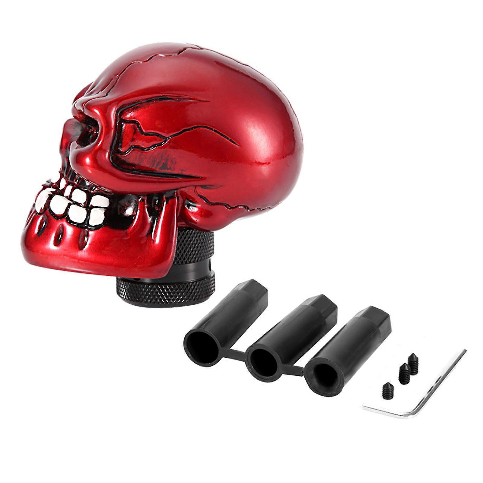 Skeleton Skull Head Car Modified Gear Shift Knob Stick Lever Shifter ...