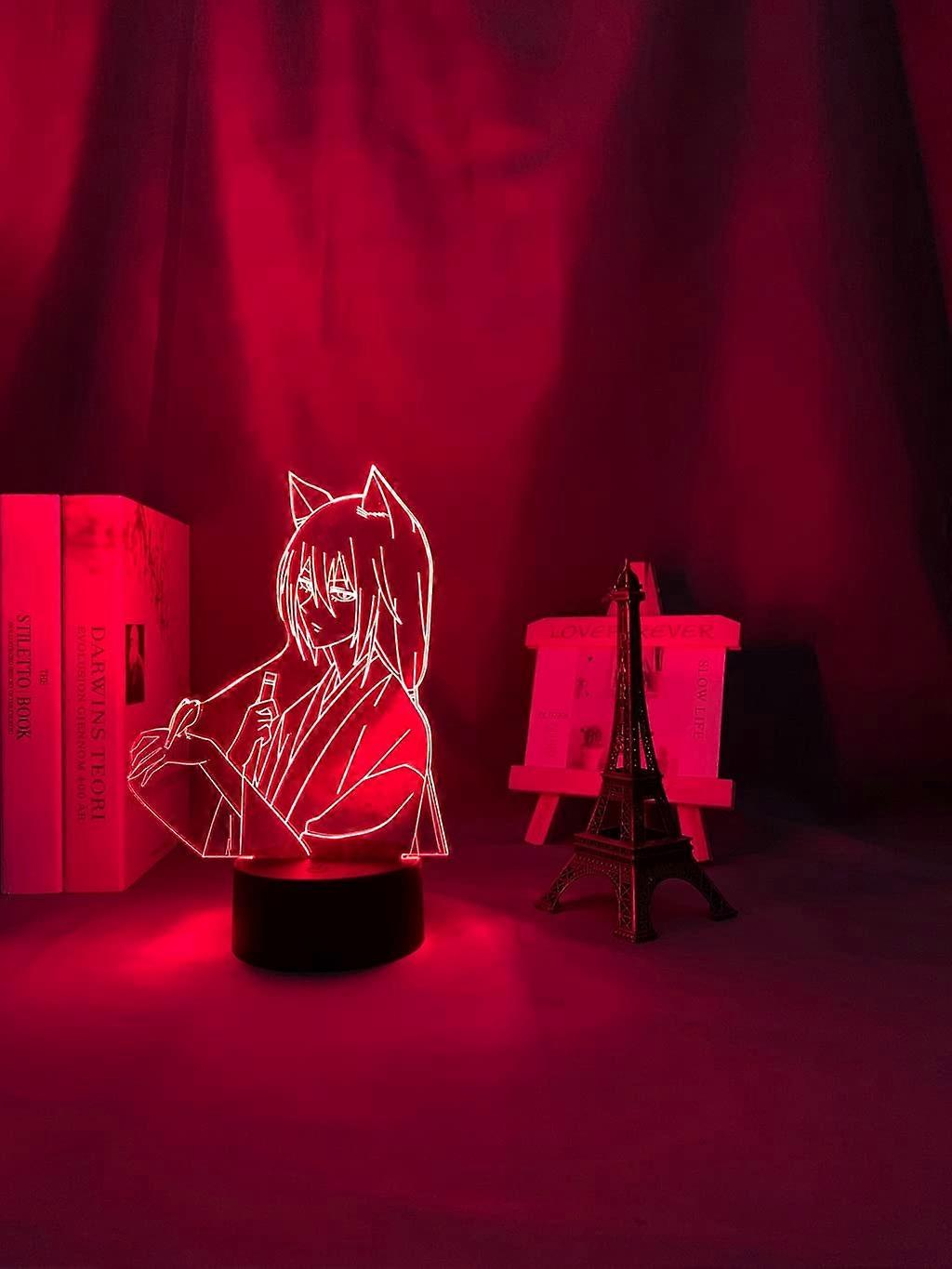 Anime Led Light Kamisama Kiss Tomoe Figure for Bedroom Decor Night ...
