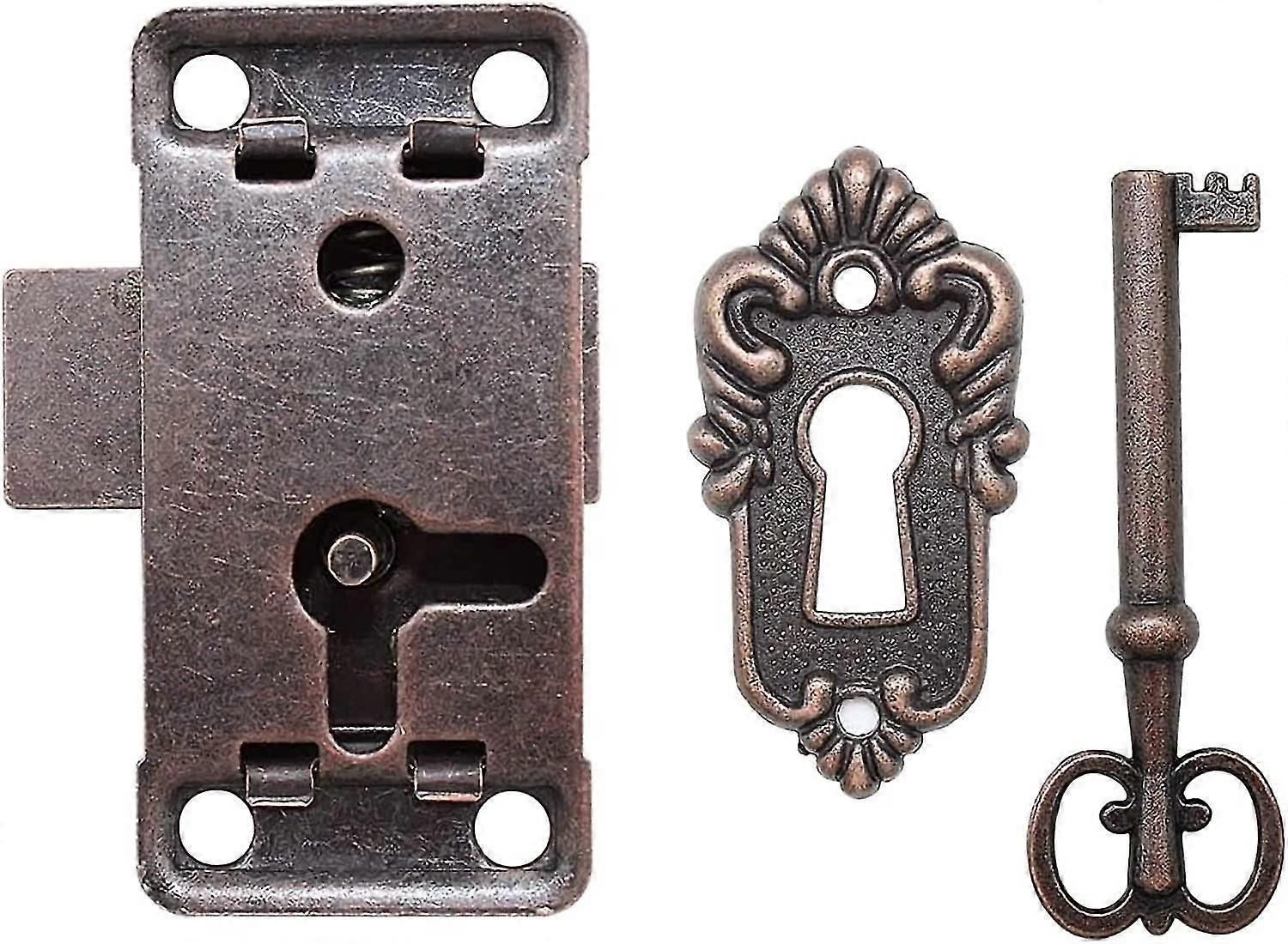 Antique Cabinet Door Lock Antique Lock Set - Decorative Lock With Keys ...