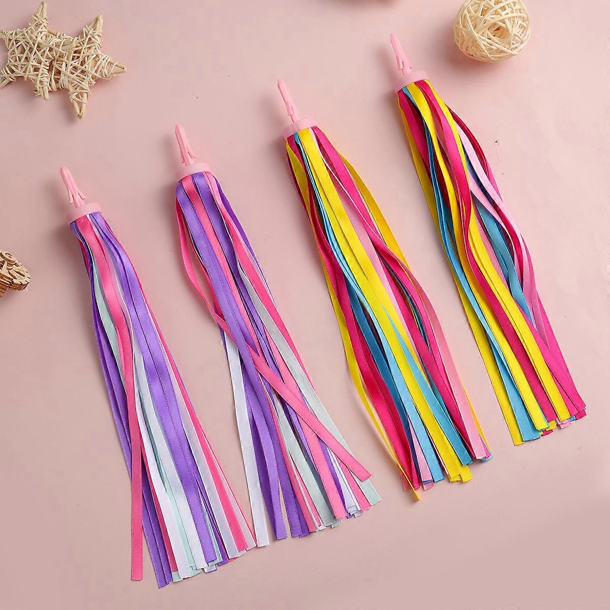 BESPORTBLE 2 Pairs of Bike Streamers Handlebar Ribbon Kids Scooter ...