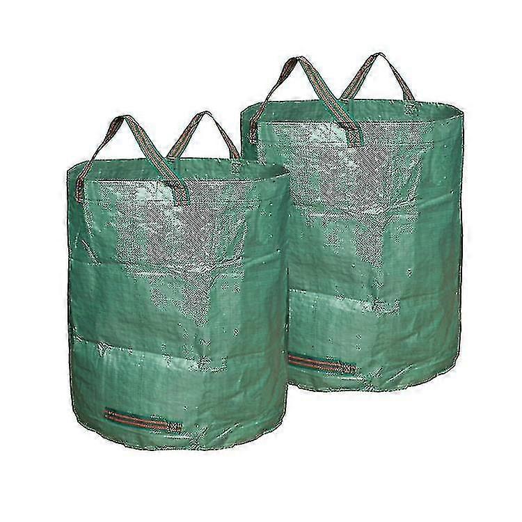 Pack Of 2 Garden Bag Handling Extra Strong Collapsible Self-standing ...