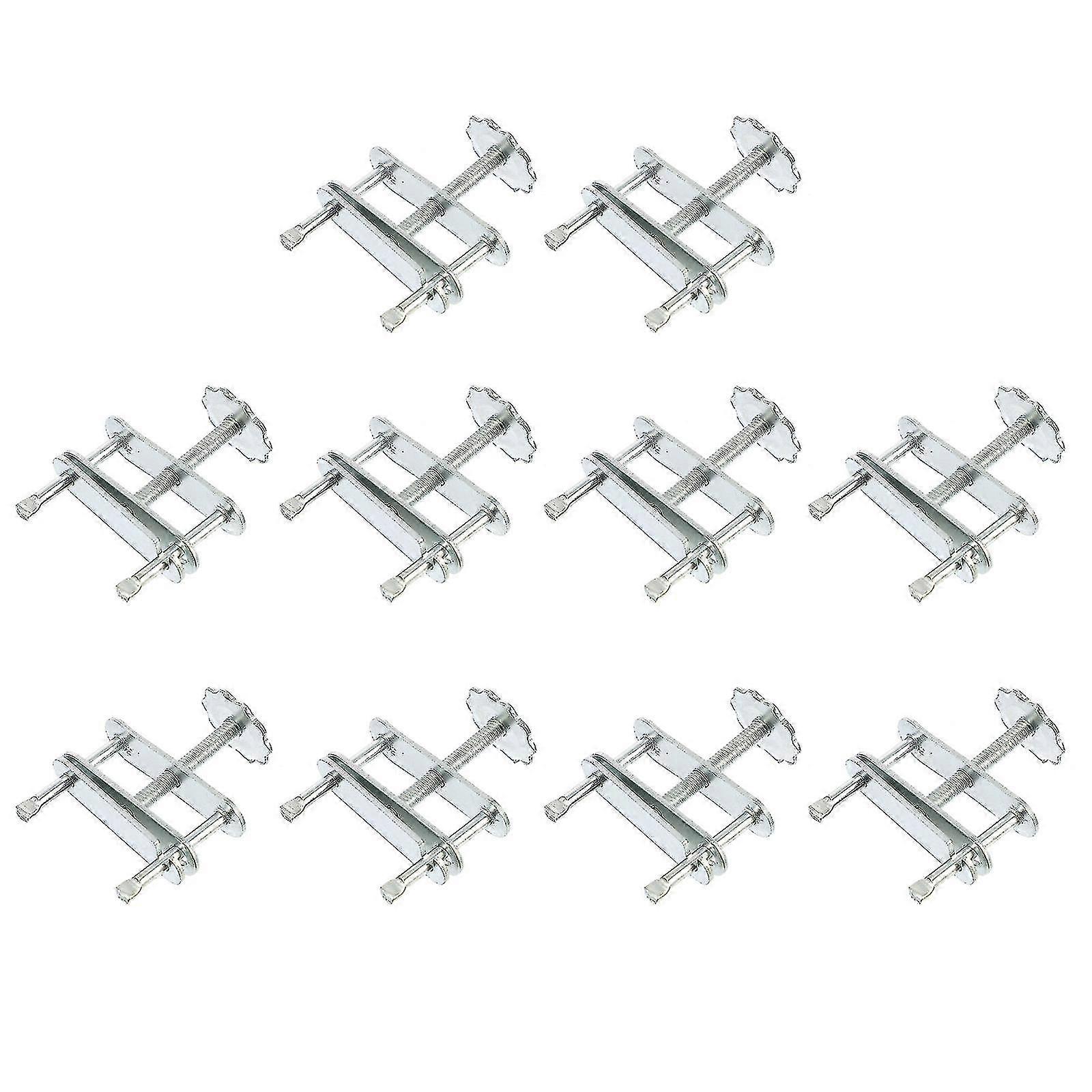 10pcs Flow Control Tubing Clamps Adjustable Swivel Screw Compressor ...