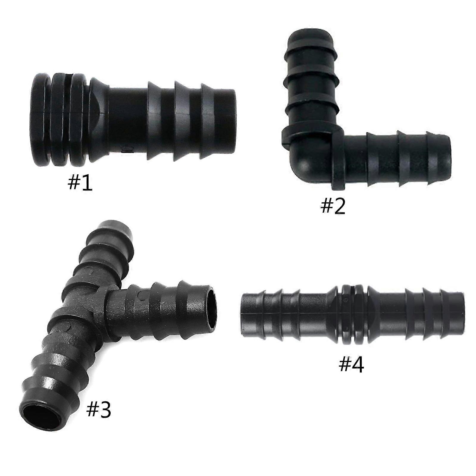 8Pcs Drip Irrigation Barbed Coupling Fittings Kits Drip Line Couplings ...