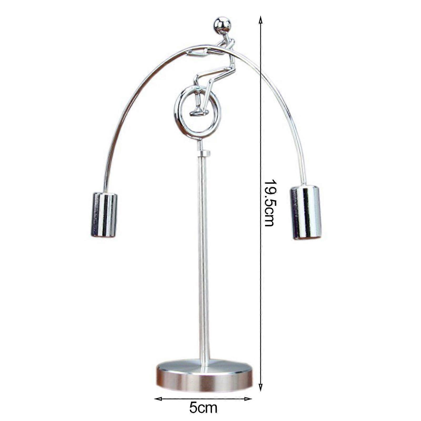 Unicycle Man Balance Decoration Physics Balance Toy Metal Balancing ...