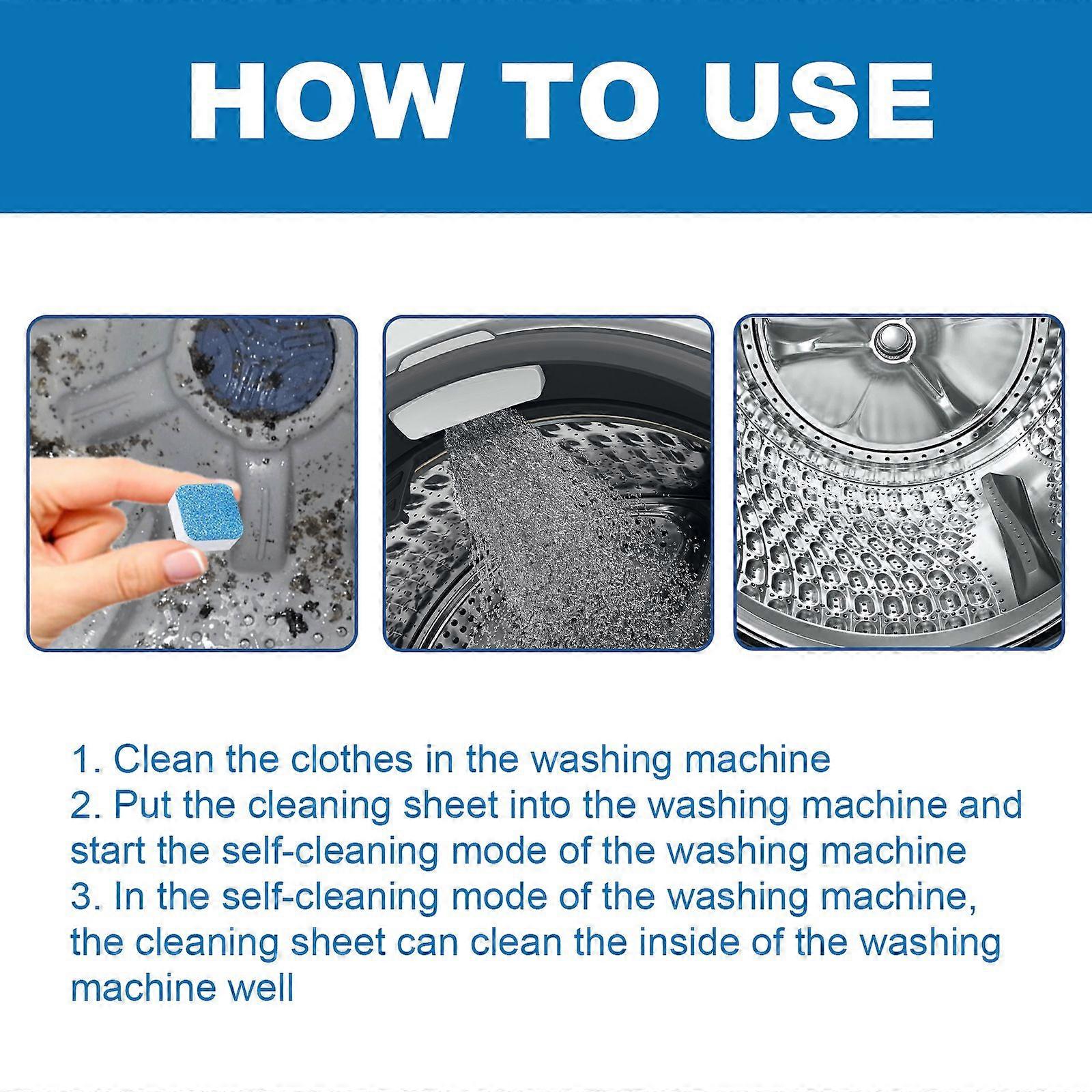 Washing Machine Deep Cleaning Tablets, Drum Type Laundry Tank Dirt ...