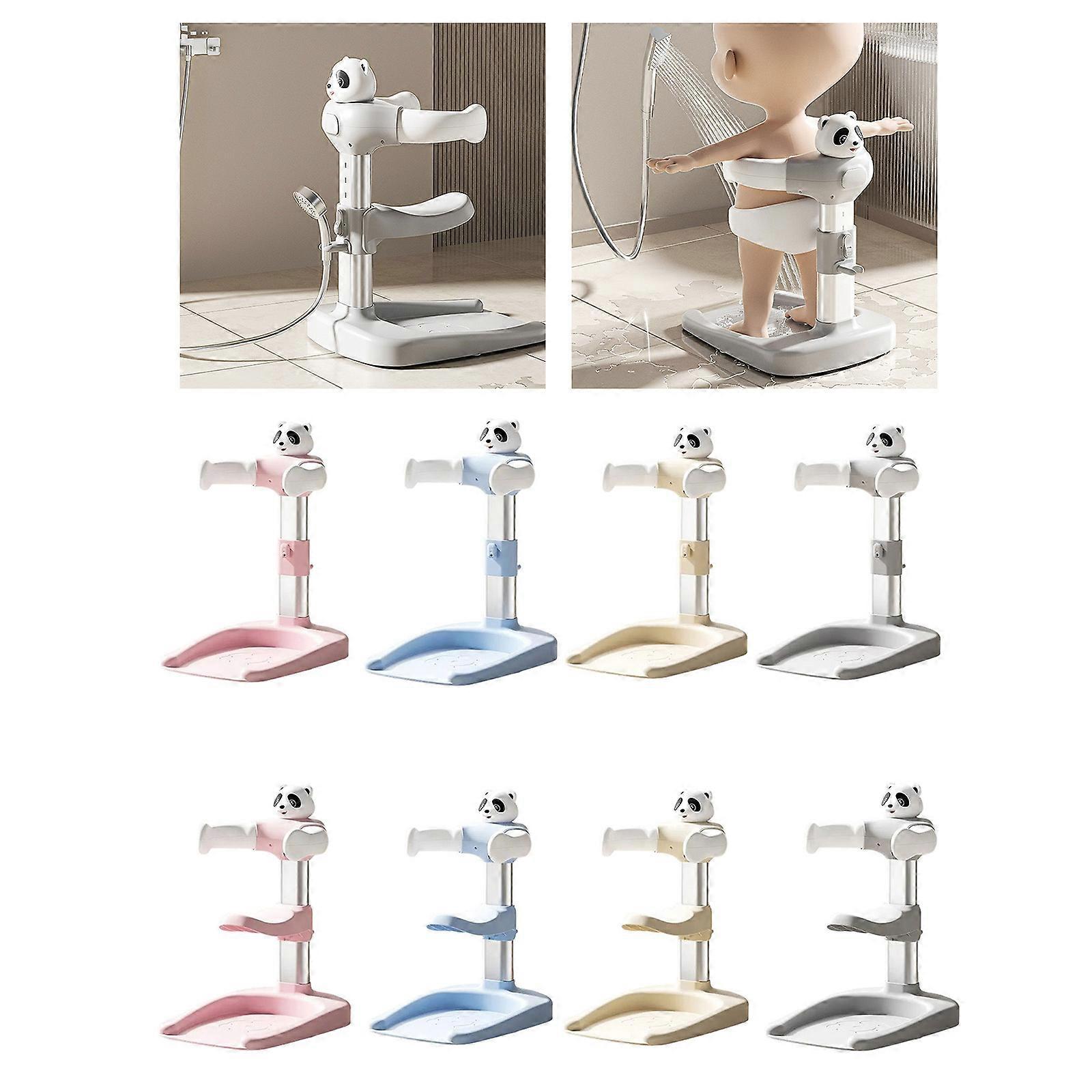 Baby Shower Stand Adjustable Height Infants Bath Support Safe and ...