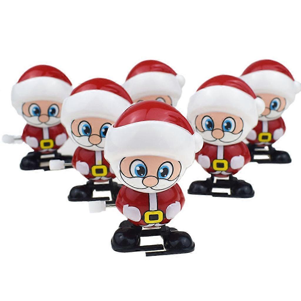 Colorful Mini Jumping Wind-up Toy Cute Penguin Snowman Santa Bear ...