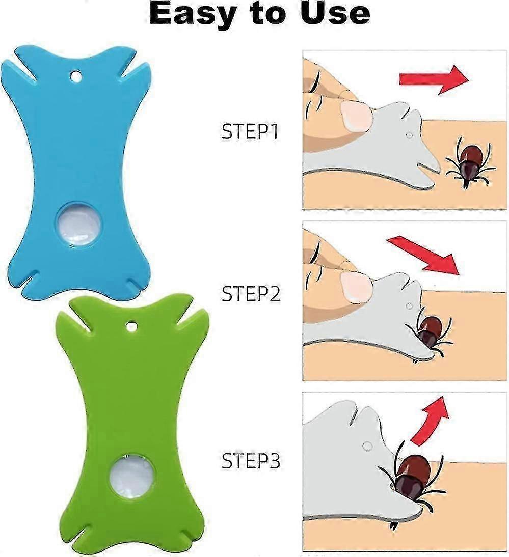 Tick Card With Magnifying Glass, Tick Cards For Removing Ticks,tick ...