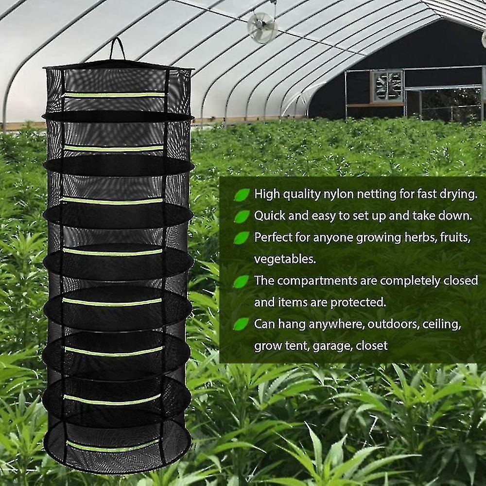 Layers Drying Net For Herbs Hanging Basket Folding Dry Rack Herb Drying ...