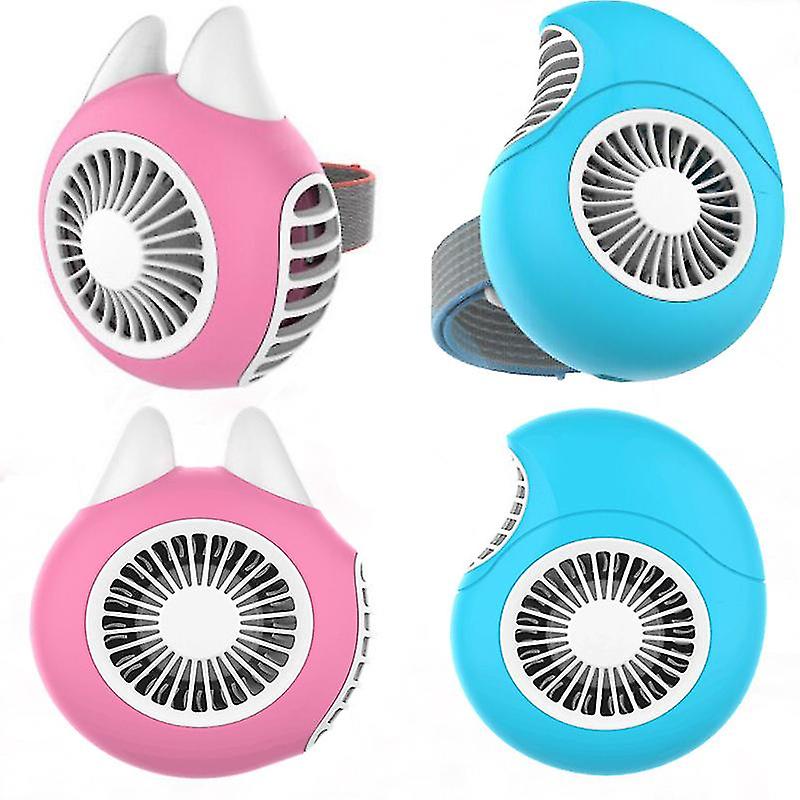Turbo Wearable Mini Fan Conch Usb Rechargeable Portable Handheld Fan ...