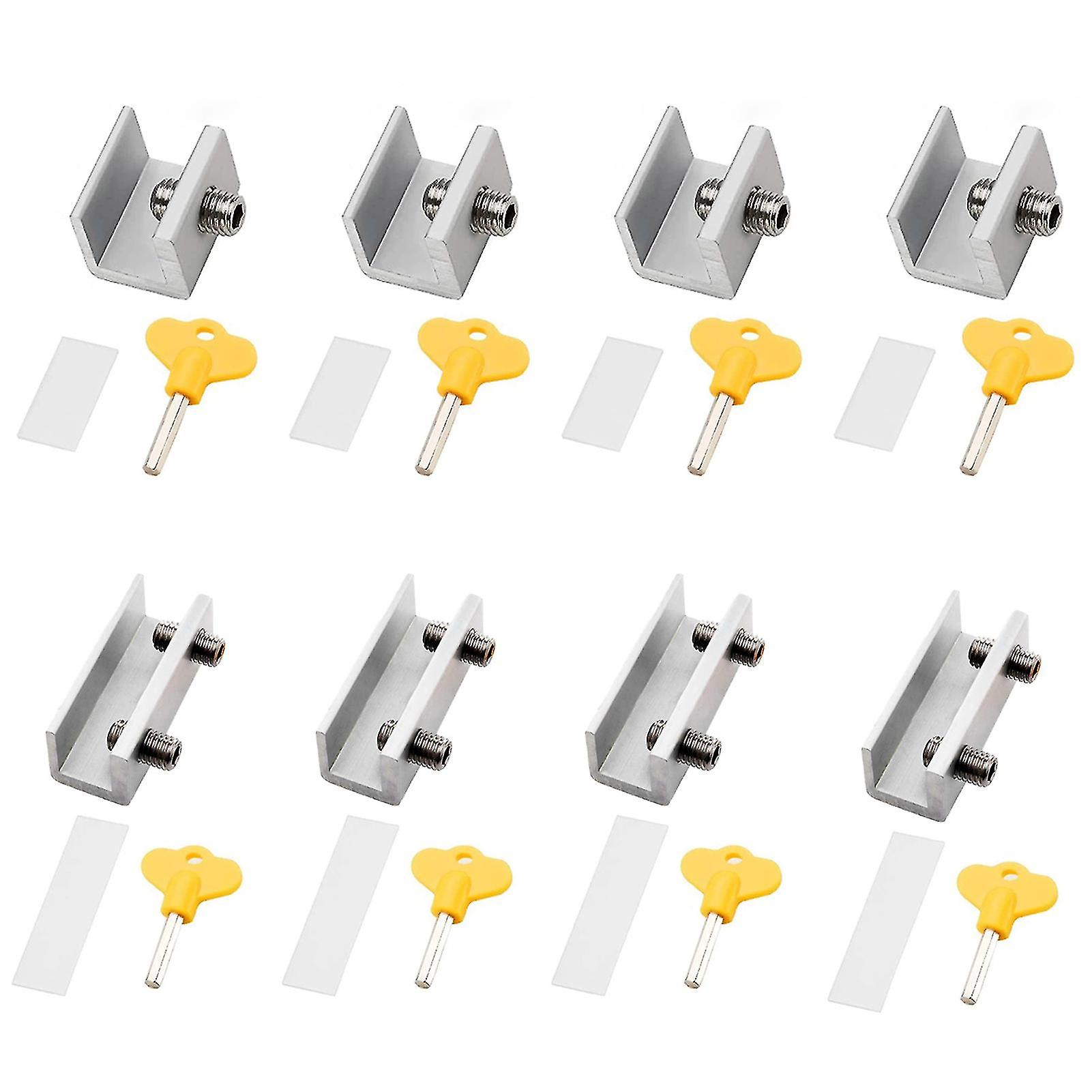 8pcs Sliding Window Lock Punch-free Easy To Install Reusable Single ...