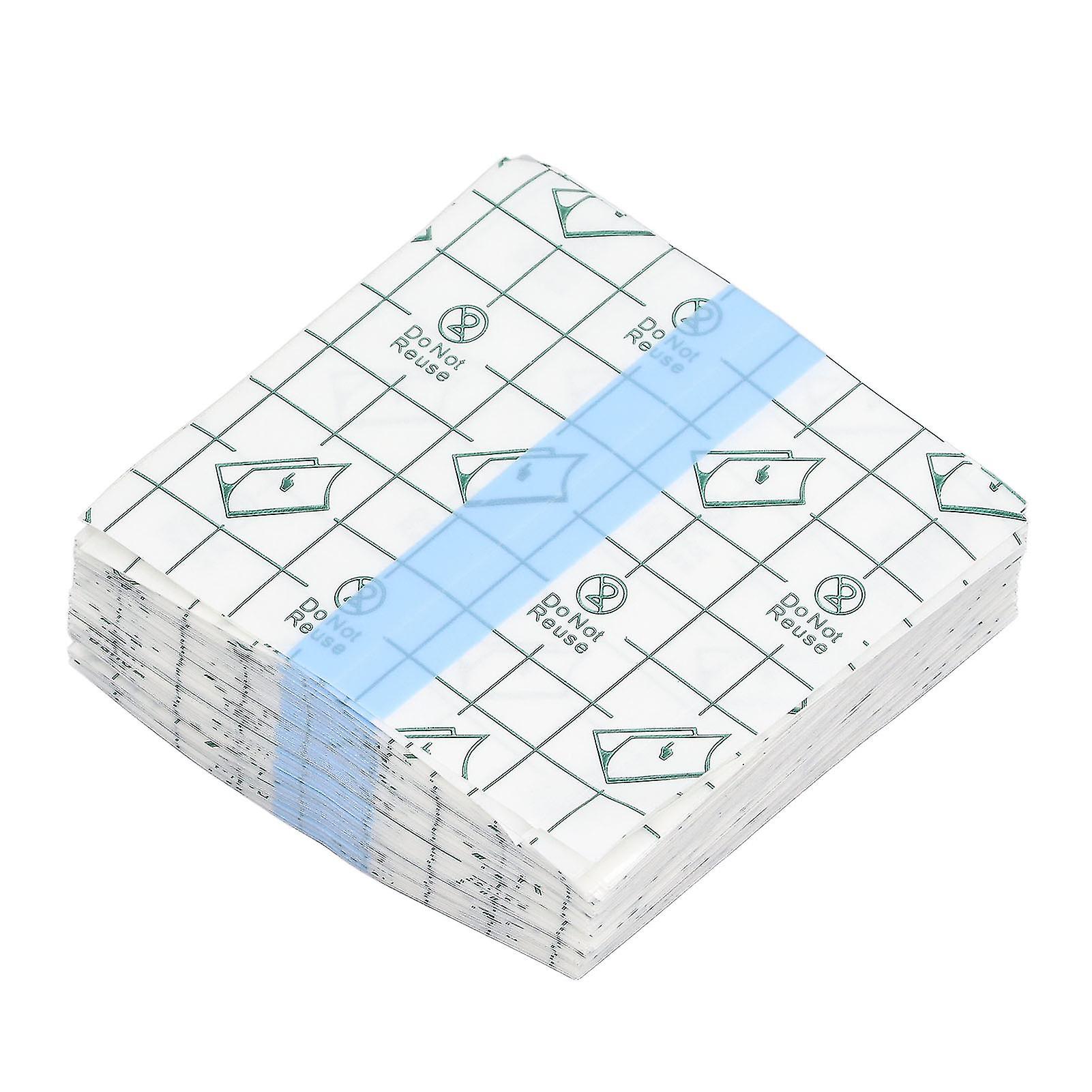 Disposable Makeup Hand Palette 100pcs Waterproof Adhesive Foundation ...