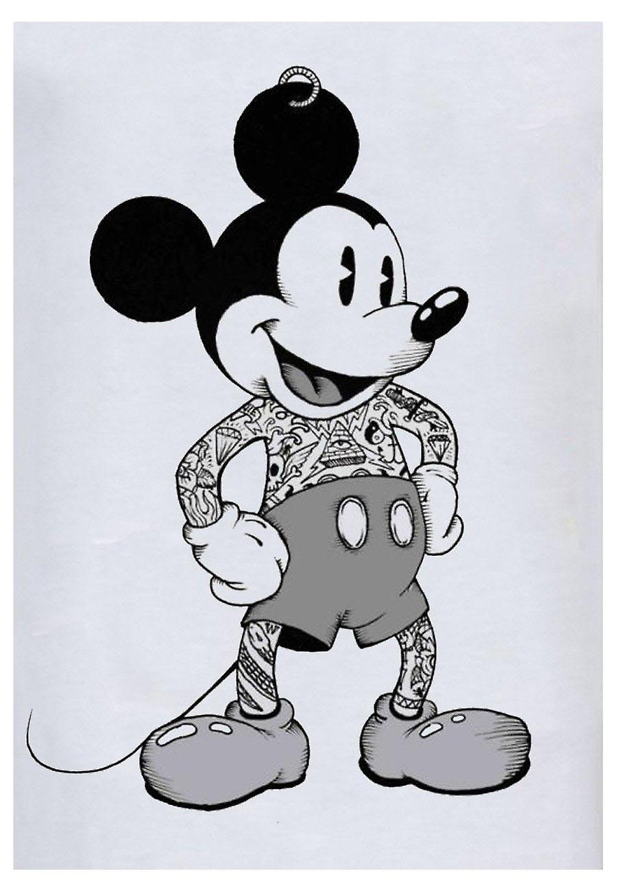Ghetto Mickey Mouse Tattoos Disney High Mickey Mouse Gangster With