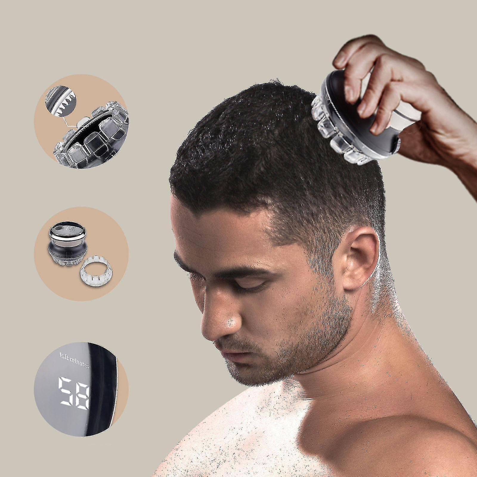 Automatic Men's Hair Clipper And Scissors 360 Degree Hair Salon Cut ...