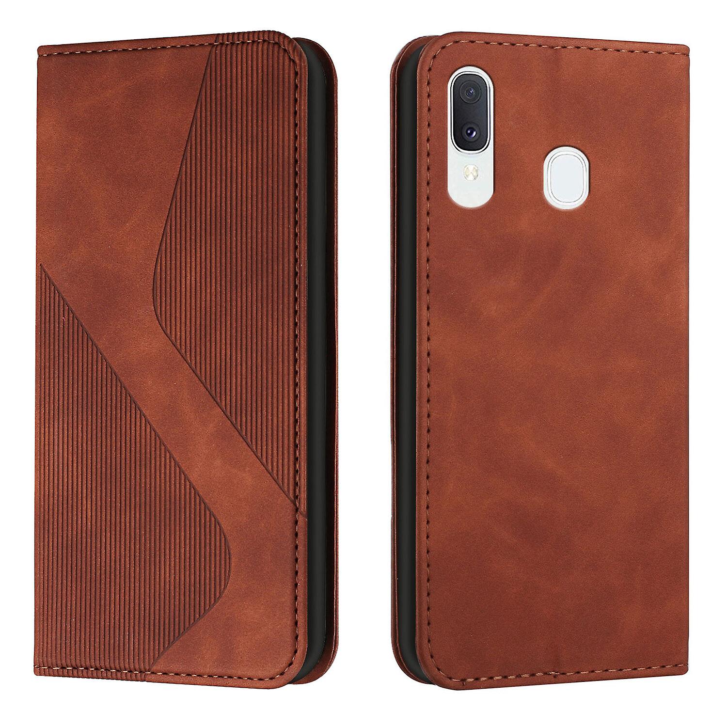 Samsung Galaxy A40 Case, PU Leather Flip Cover Magnetic Closure Wallet ...