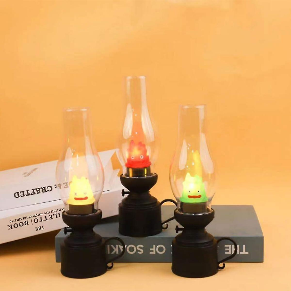 Howl's Moving Castle - Hanging Calcifer, Night Light, Flame Night Lamp ...